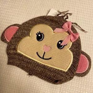 Accessories | Nwt Baby Girls Adorable Monkey Hat | Poshmark